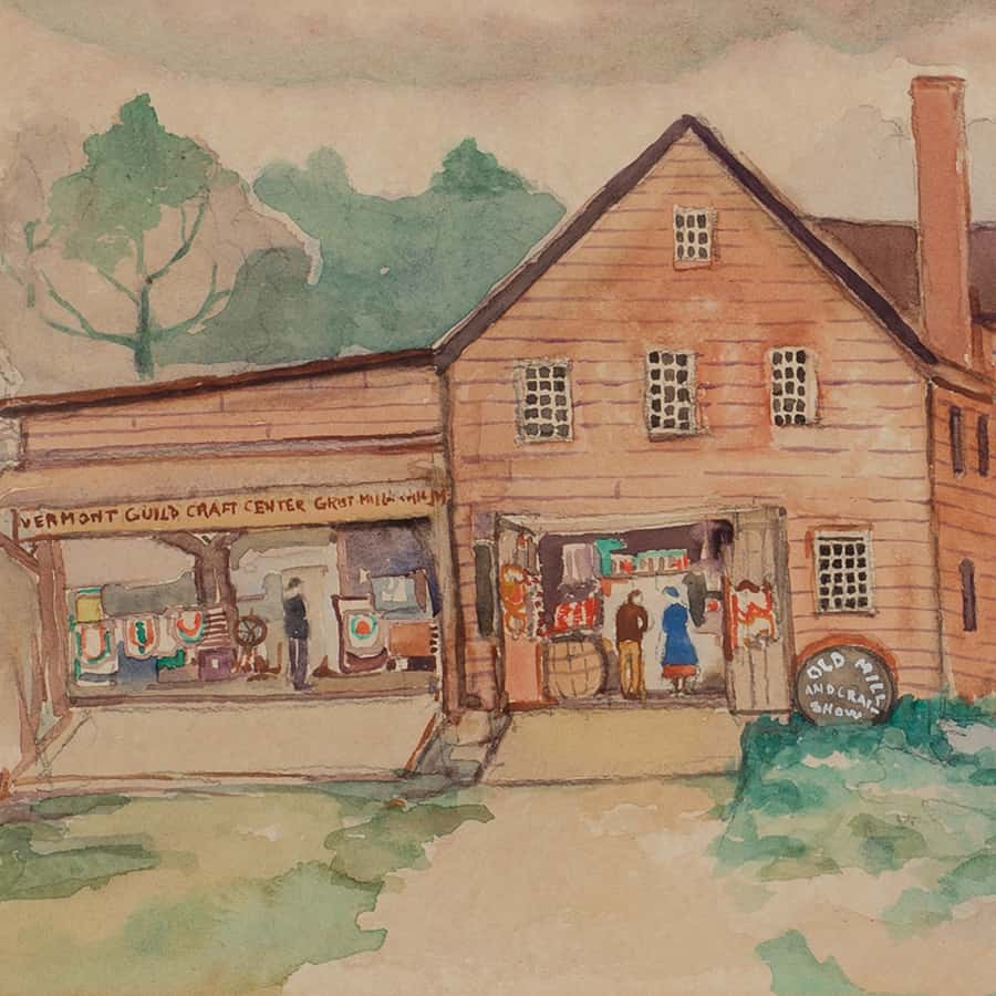 For the Love of Vermont | Village Life Painting Theme